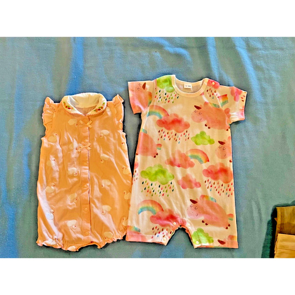 Unbranded | One Pieces | Lot Of 2 Toddlerlittle Girl Casual Bubble Suit ...